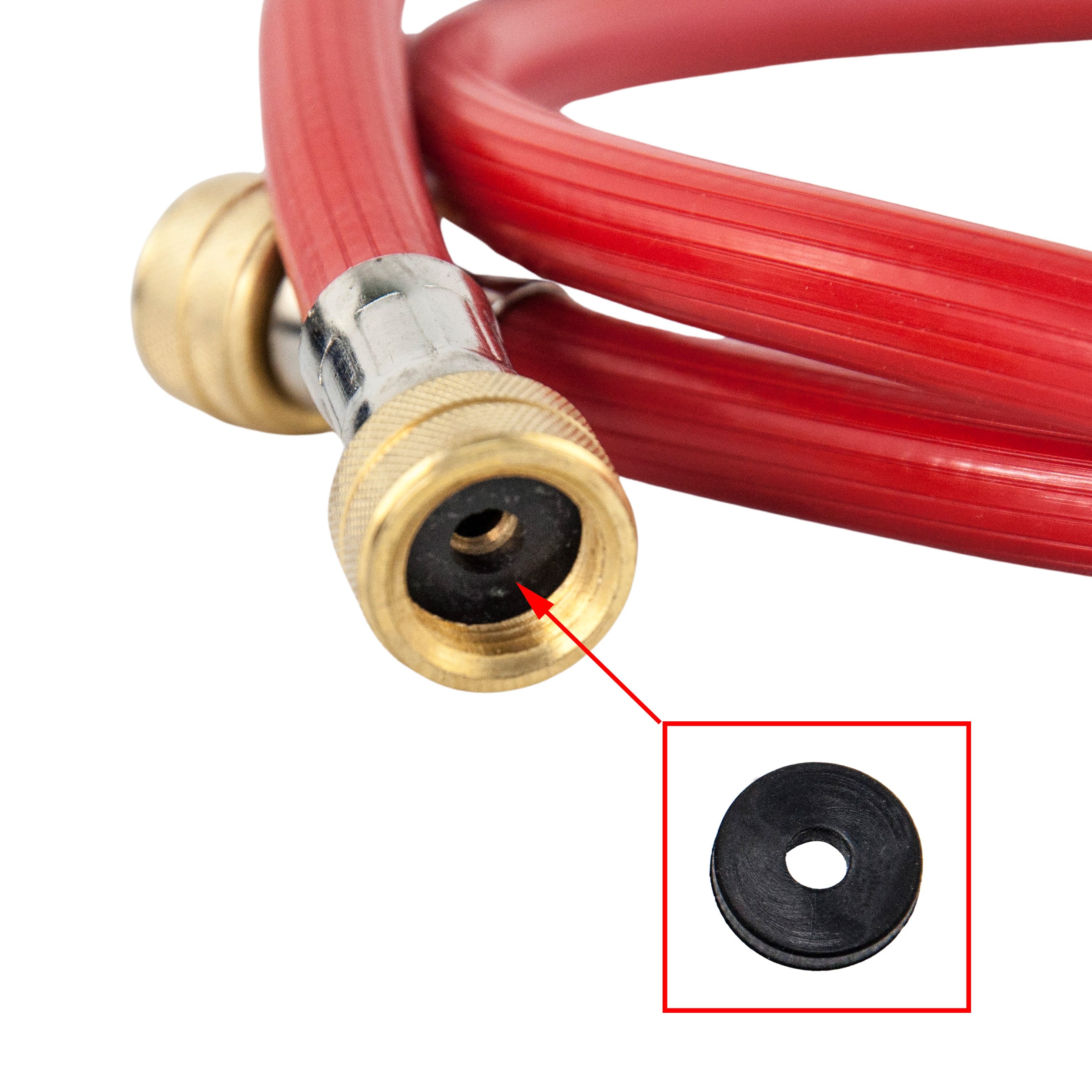 Hot-Steam® CWGH-G Rubber Gasket for Water Hose (2-Pack)